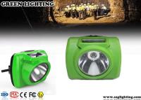 China 140g IP68 Rechargeable LED Headlamp 6000Lux OLED Display 3.1Ah Li-ion Battery for sale