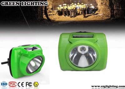 China 140g IP68 Rechargeable LED Headlamp 6000Lux OLED Display 3.1Ah Li-ion Battery for sale