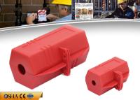China Durable Plug Lock Out Rugged Polypropylene 6.5 * 6.5 * 11.8 Cm Size for sale
