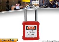 China 38mm Steel Professional Safety Lockout Padlocks For Danger Warning for sale