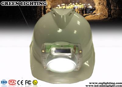 China IP68 Cordless Mining Cap Lamp 13000 Lux 3W LED Headlamp with OLED Display for sale