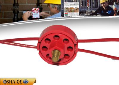 China ZC-L31 Wheel Resistance Cable Lockout 119g PVC Coated 1.5m Cable Lockout Tagout for sale