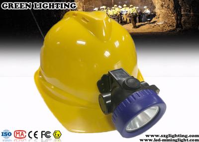 China 3.7V Rechargeable Miners Helmet Light 4000 Lux 100000 Hours LED Life for sale