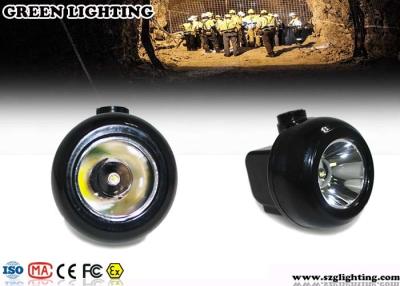 China IP68 Rechargeable Cordless Mining Cap Lamp 5.6Ah Li-Ion 3W Cree LED 10000 Lux for sale