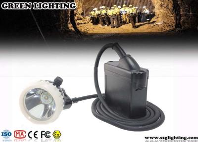 China Anti-Explosive Corded LED Headlamp Rechargeable 6.6Ah Battery 3W CE ATEX for sale