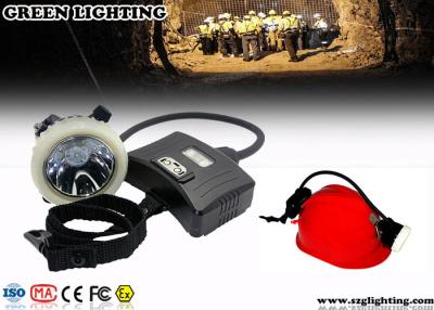 China IP67 5.6AH Semi Corded Mining Cap Lights 8000 Lux Strong Brightness for sale