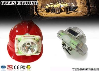 China IP68 ATEX Certified 3W Cordless Mining Cap Lamp with OLED Display 6.2Ah for sale