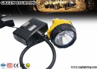 China Semi Corded LED Mining Cap Lamp 6.8Ah 3.7V with Rear Warning Light 396g for sale