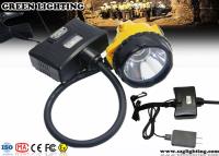 China ATEX IP68 3.7V 6.8Ah CREE LED Mining Light Semi-corded Rechargeable Headlamp for sale