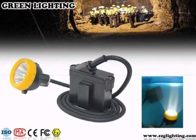 China Waterproof Coal Miners Headlamp 6.6Ah Battery 3W LED Mining Cap Lamp IP68 for sale