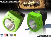China 110 Lum Cordless Led Mining Cap Lamp 6000 Lux Main Brightness Explosion Proof for sale