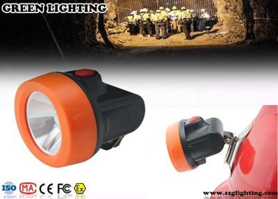 China OEM Safety Miners Helmet Light , ABS Materials 2.8Ah Hard Hat Headlamp  for sale