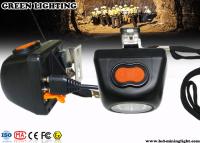 China LCD Screen Safety Cordless Rechargeable LED Headlamp for Underground Miner for sale