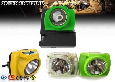 China 13000Lux Brightness Anti - Explosive Rechargeable LED Headlamp With OLED Screen for sale