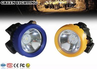 China Explosion Proof Rechargeable LED Headlamp 171g 2.2Ah Li-ion Mining Light for sale