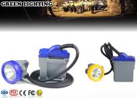 China IP68 Anti-Explosion Rechargeable LED Headlamp 10000Lux 6.6Ah Battery for sale