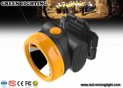 China 130 Lumen Rechargeable LED Headlamp Anti-Explosive Mining Cap Light 2.8Ah IP67 for sale