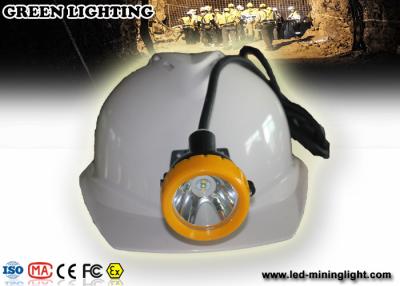 China ATEX Certified IP68 Explosion Proof Rechargeable LED Headlamp 15000LUX 6.6Ah for sale