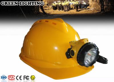 China GL12-A IP68 Rechargeable LED Headlamp 490g 3.7V 7.8Ah Mining Cap Light for sale