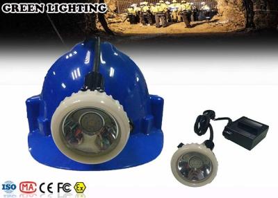 China IP68 Corded Rechargeable LED Headlamp 4000 Lux for Mining Camping Night Hunting for sale