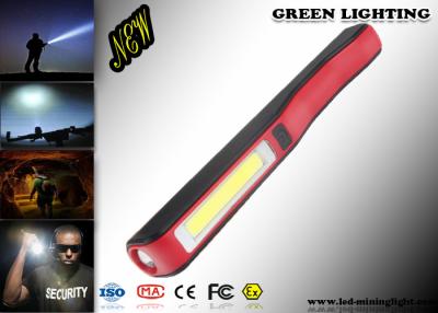 China 140 Lum IP65 LED Flashlight Torch Pen Style ABS Material Micro USB Charger for sale