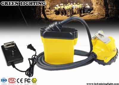 China 25000 Lux Rechargeable Mining Cap Lamp 10.4Ah Lithium Ion Headlamp with 2A Charger for sale