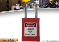 China Safety Lockout Padlock 38mm Steel Shackle 53mm ABS Body Key Retaining OSHA for sale