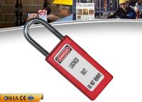 China ZC-G81 Safety Lockout Padlock Long Body Steel Shackle 10 Pin Cylinder Light Weight for sale