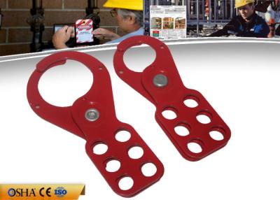 China ZC-K03 Lock Out Tag Out Hasp 6 Hooks 92g Steel Safety Lockout Padlocks 25mm Shackle for sale