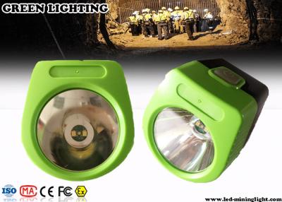 China 6000 Lux Cordless Mining Cap Lamp 230mA 110 Lumens Rechargeable LED Headlamp 2.8Ah for sale
