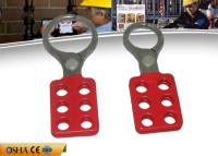 China ZC-K12 Vinyl Coated Aluminum Hasp Lockout 1.5in 6 Padlocks 39g for sale