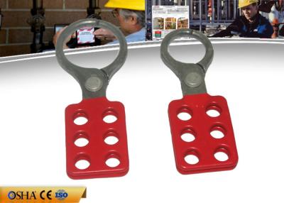 China ZC-K12 Vinyl Coated Aluminum Hasp Lockout 1.5in 6 Padlocks 39g for sale