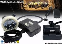 China 360g Semi-Corded Rechargeable LED Headlamp 8000 Lux IP67 Waterproof Mining Cap Light for sale