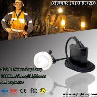 China 10000 LUX IP67 Cree Led Headlights , Rechargeable Headlight With Rotated Switch for sale