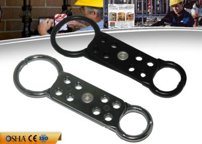 China ZC-K61 Double End Lockout Hasp 38mm Head Shackle 149mm Length 8 Worker Safety Hasp for sale
