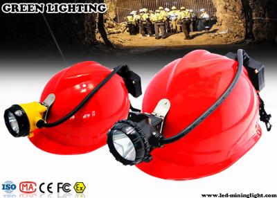 China GS12-A Semi-Corded Rechargeable LED Mining Headlamp 15000Lux 6.8Ah IP68 for sale