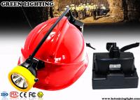 China 10000 Lux Rechargeable LED Headlamp  With RGB Warning Light Explosion Proof for sale