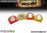 China Light Weight PC Meterial Kl2.6lm Led Mining Headlamp 6000lux With Oled Screen for sale