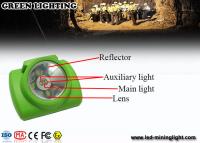 China Green GLC-6C 13000Lux Cordless Mining Cap Lamp with 6.2Ah Battery IP68 for sale