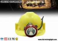 China 4500 Lux Led Mining Light , Portable Cordless Mining Cap Lamps With 4ah Baterry for sale