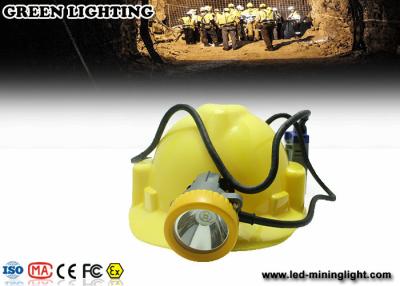 China 15000 Lux LED Miner Cap Light 6600mAh Corded Hard Hat Lamp IP68 Explosion Proof for sale