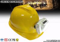 China 230g Cordless LED Mining Cap Lamp 13000 Lux IP68 Anti-Explosive 3.7V 6.2Ah for sale