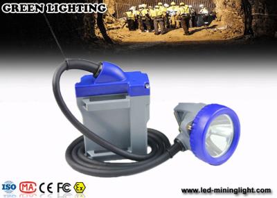 China Explosion Proof LED Cap Lamp 10000 Lux Rechargeable IP68 Waterproof Mining Light 6.6Ah for sale