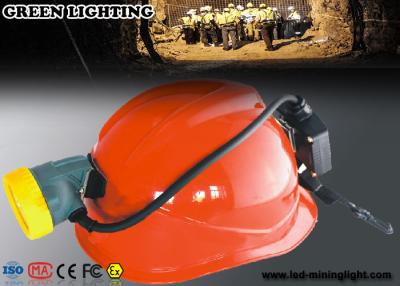 China Rechargeable IP68 Waterproof Coal Miners Headlamp 10000 Lux CREE LED Mining Cap Lamp 5.6Ah 3.7V for sale