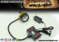 China 28000 Lux Explosion Proof LED Mining Headlamp , IP68 Waterproof miner Cap Lamp for sale