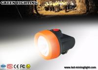 China ABS Light Weight LED Mining Light , IP68 grade Professional Miner Cap Lamp for sale
