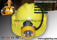 China IP68 Explosion Proof Coal Mining Cap Lamp 8000 Lux 350mA Digital Semi Corded LED Headlamp for sale