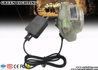 China Yellow Cordless Rechargeable Miners Headlamp 3.7V 6.4Ah IP68 Hard Hat Lightweight for sale