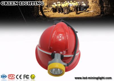 China 10000 Lux Electric Miners Lamp Hard Hat Headlamp 5.6Ah Li Ion Battery CE ATEX for sale