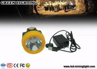 China Anti-Explosive Cordless Hard Hat Headlamp 6000 Lux 230mA Main Light Current for sale
